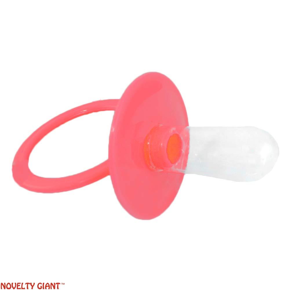 Jumbo Baby Pacifier Pink Costume Accessory - Novelty for Adults - Shop ...