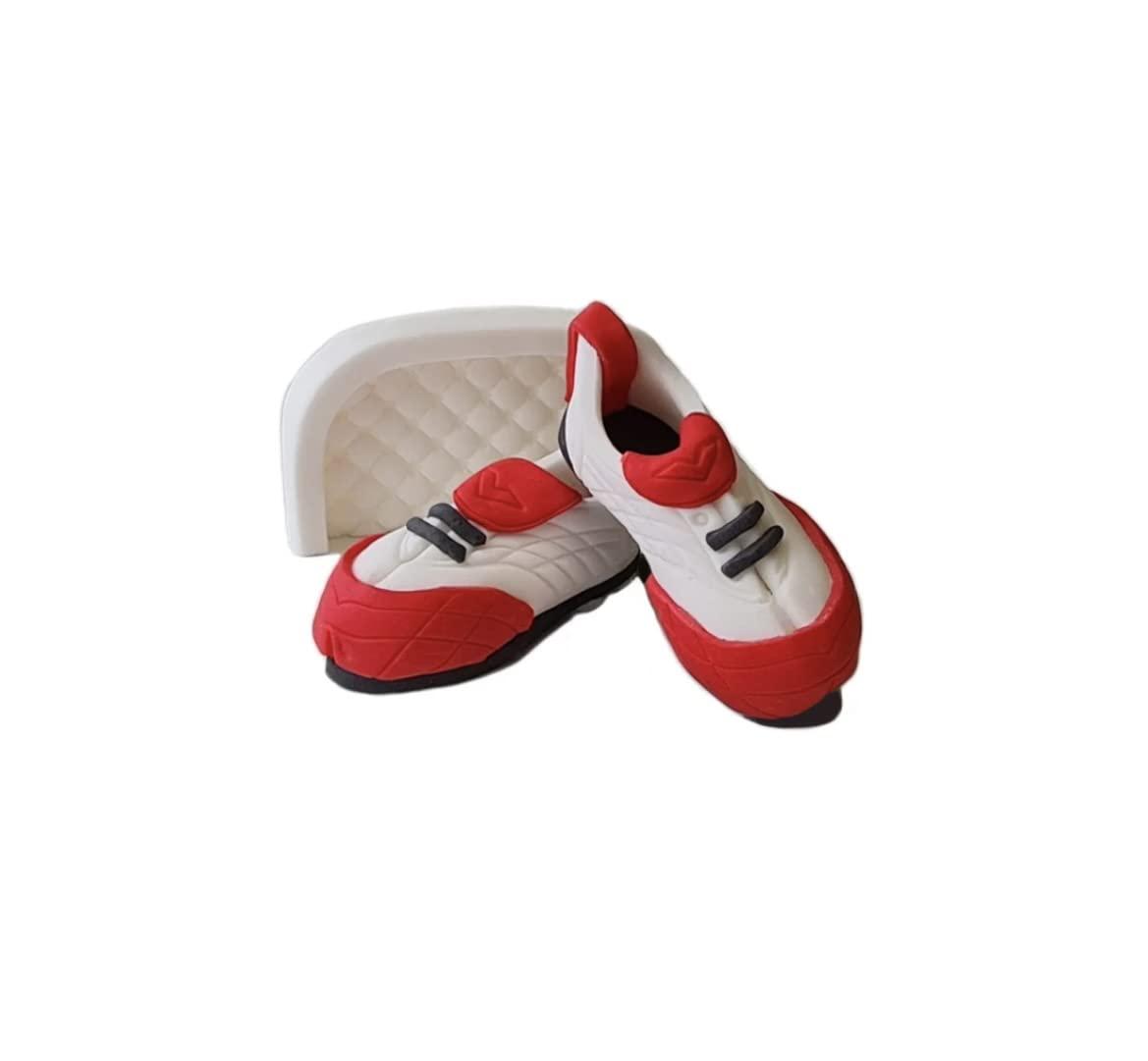 jncakes Red Football boots Cake Topper Party Decoration Personalised ...