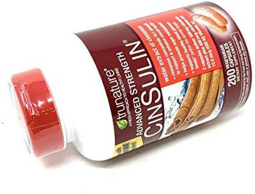 IKJ Advanced Strength Cinsulin Cinnamon Chromium Picolinate Vitamin D3 ...