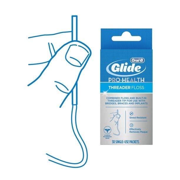 Glide Threader Floss - 30 Single-Use Packets (Value Pack of 12) | Shop ...
