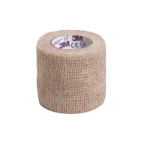 3M Coban Self-Adherent Wrap, Tan, 2 x 5 yds - Wound Care Dressing ...