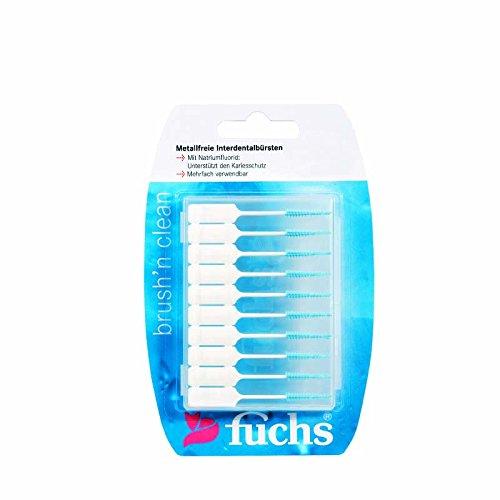 Fuchs Brush & Clean Interdental Brushes Double Pack - 40 Pieces for ...