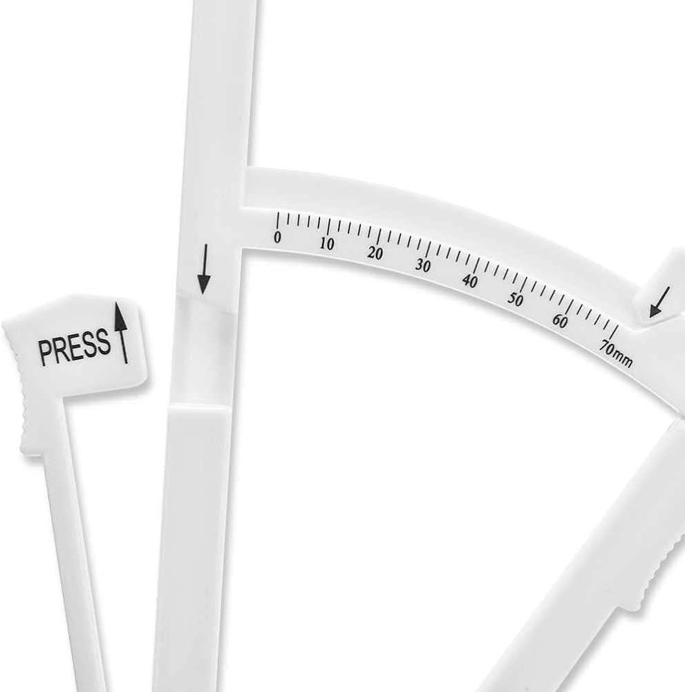 OcioDual Body Fat Caliper - Accurate Body Fat Measurement Tool White ...