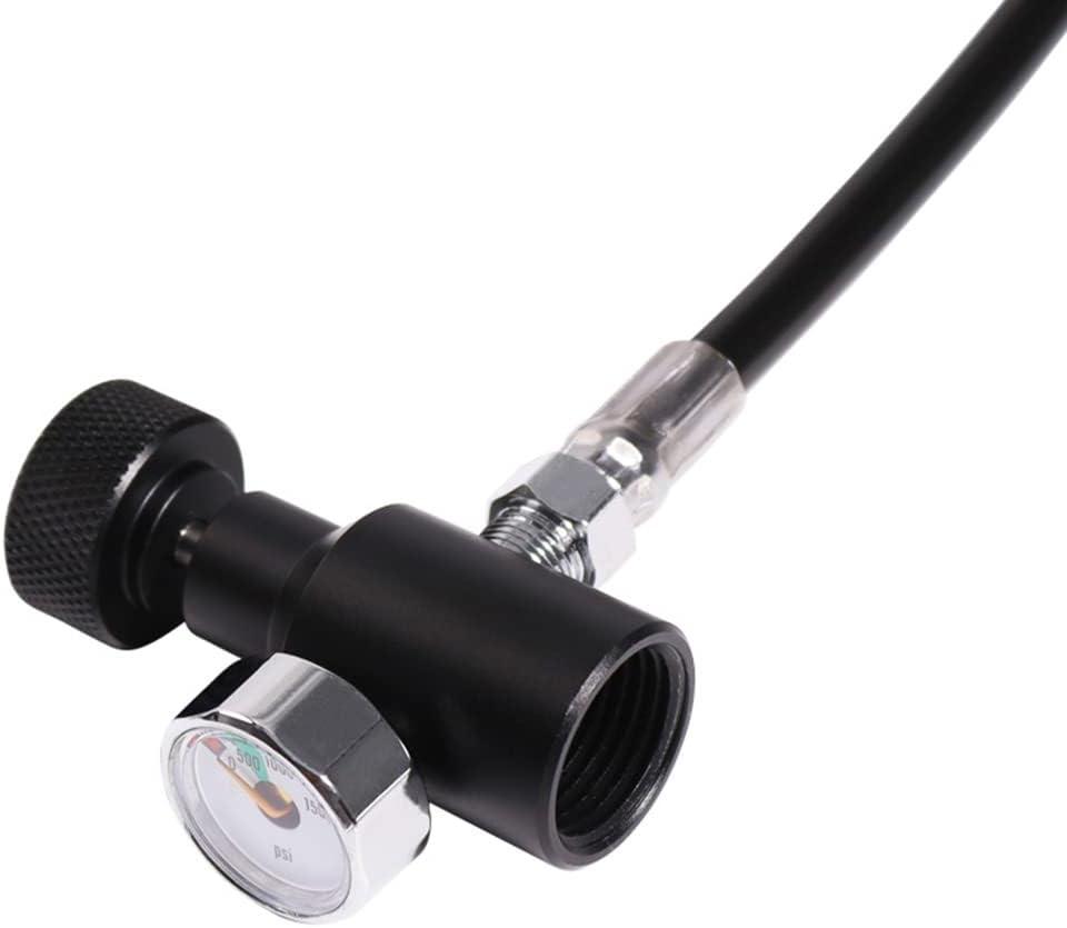 Chatthen Paintball Remote Line Coil Kit with 3000 PSI Gauge | Heavy ...