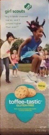 Girl Scout Toffee-Tastic Gluten Free Cookies - 4 Boxes, 6.7 Oz Each ...