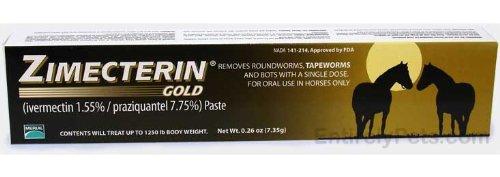 Buy Merial Zimecterin Gold Dewormer Paste for Horses - 7.35gm ...