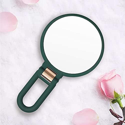 15X Magnifying Handheld Mirror - Double-Sided Folding Design for Travel ...