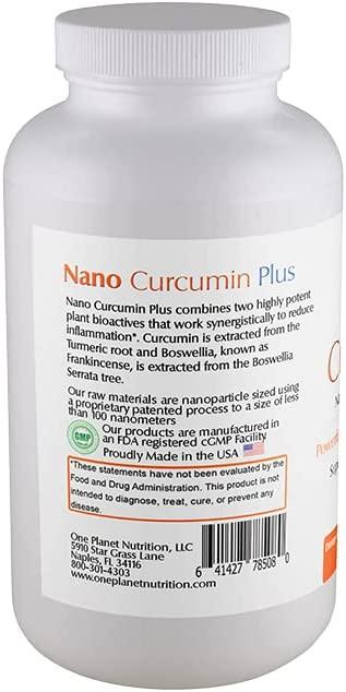 Nano Curcumin Plus 500mg: Water Soluble Turmeric Supplement with ...