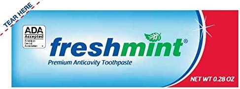 Freshmint Premium Anticavity Fluoride Toothpaste Packets - 250 Count (0 ...