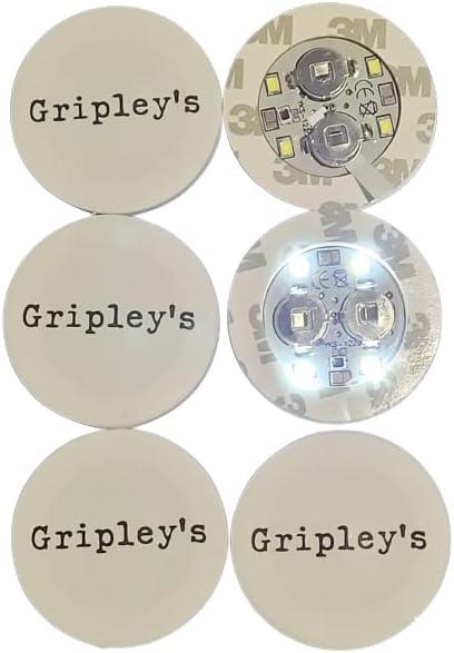 LED Disc Golf Lights - Glow in The Dark Discs - 6 Pack (20 Packs ...
