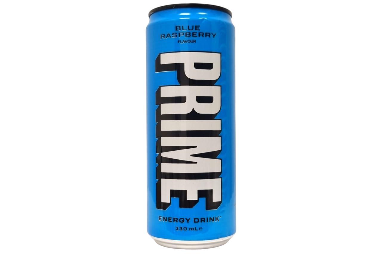 PRIME ENERGY DRINK BLUE RASPBERRY CANS 24x330ML | Buy Now with Express ...
