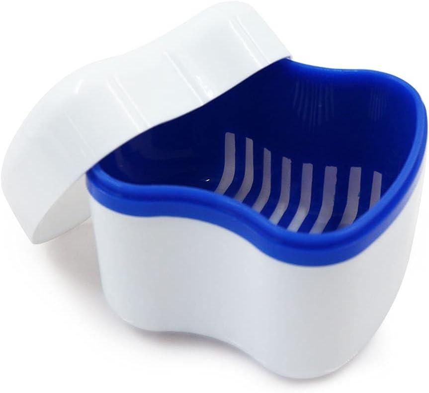Buy Dental Third Teeth Storage Box - 2 Piece Prosthesis Cup with Filter ...
