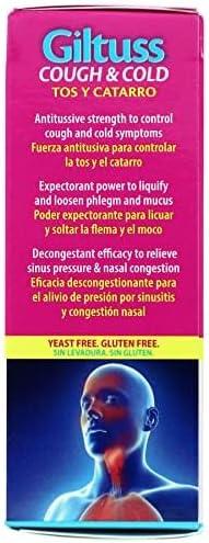 Giltuss Adult Cough & Cold Tablets - 20 Count Chest Congestion Relief ...