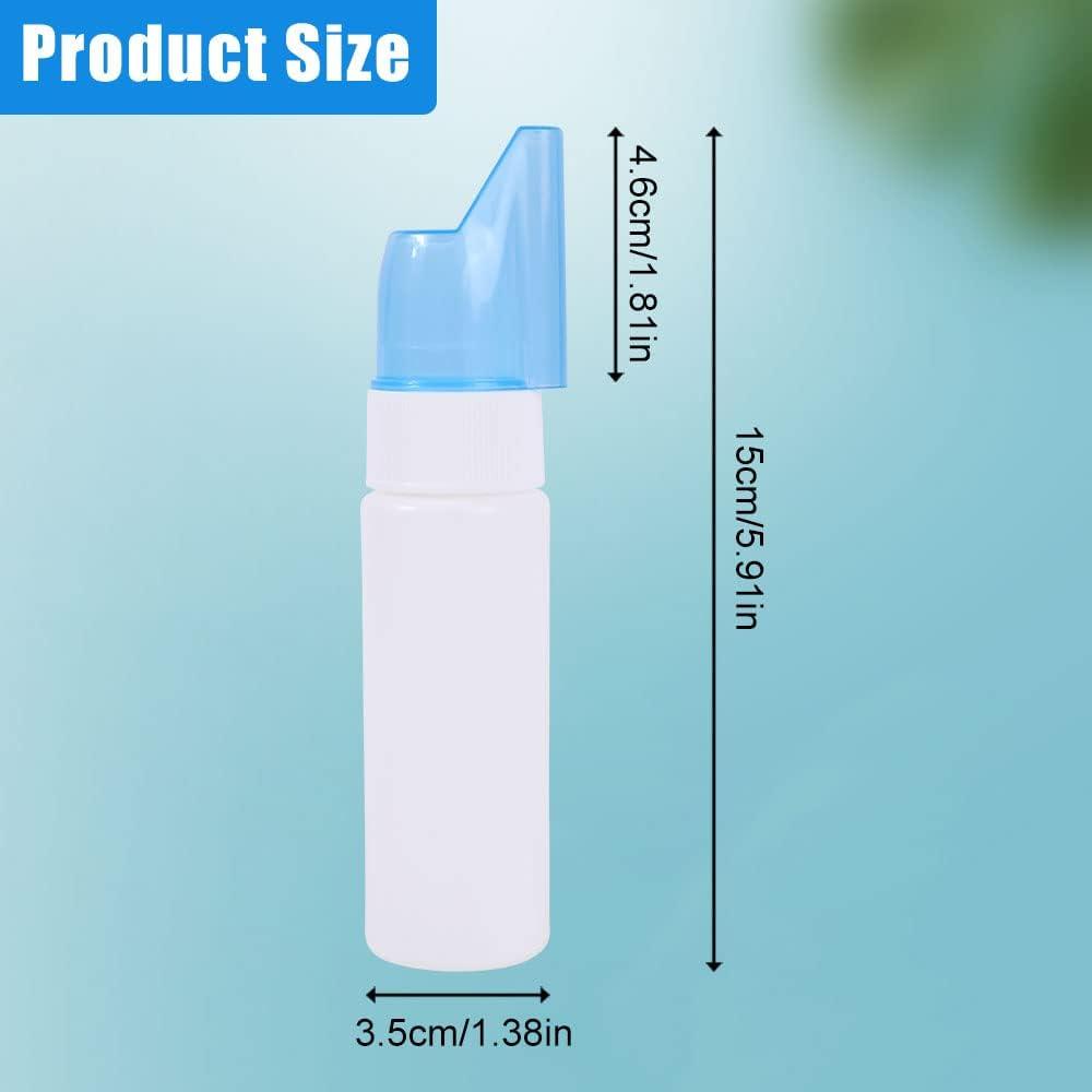 MeisiKeli 5pc Empty Nasal Spray Bottles - Refillable Fine Mist Nose ...