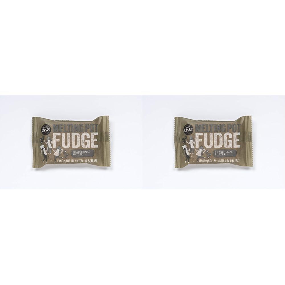Melting Pot Fudge - Traditional Butter Fudge 90g (Pack of 2) 90 g (Pack ...