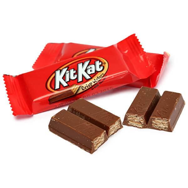 Kit Kat Snack Size Red Crisp Wafers Milk Chocolate Candy Bars ...