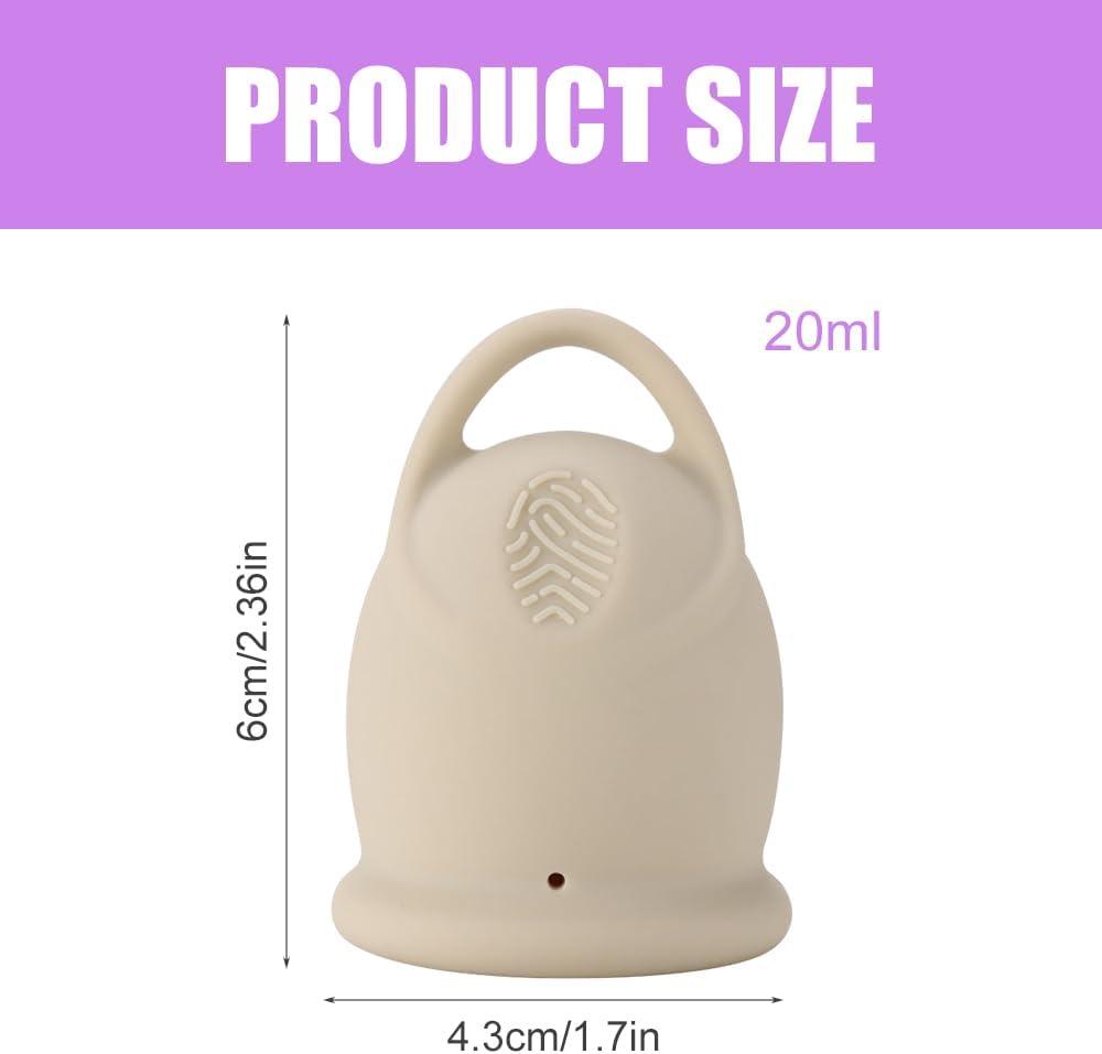 Buy MineUp Menstrual Cup Set - Medical Silicone Period Cup for Active ...