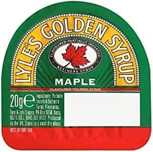 Lyle's Golden Syrup Maple Flavour 24x20g Portion Pot | Buy Now with ...