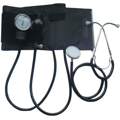 Aneroid Sphygmomanometer Blood Pressure Monitor Kit with Black Double ...