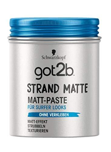 Schwarzkopf got2b Strand Matte Styling Paste 100ml - Long-Lasting Hold ...