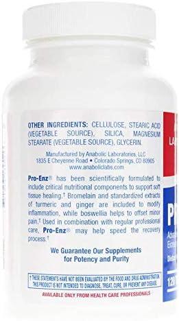 Anabolic Laboratories Pro-Enz 120 Tablets - Digestive Enzyme Complex ...