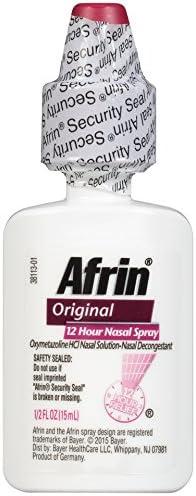 Afrin Original Spray 0.5 oz - Fast Acting Nasal Decongestant