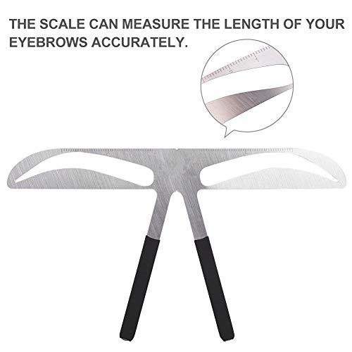 Eyebrow Pattern DIY Template with Golden Ratio | Stainless Steel ...