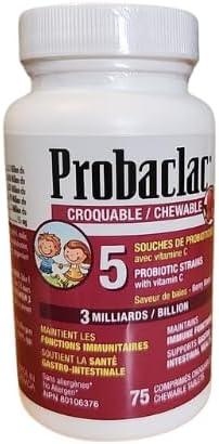 Probaclac chewable probiotics for kids ages 3. Each chewable tablet ...