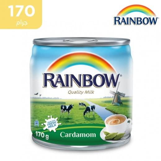 Rainbow Evaporated Milk with Cardamom Full Cream 6oz 24 Pack | Buy Now ...