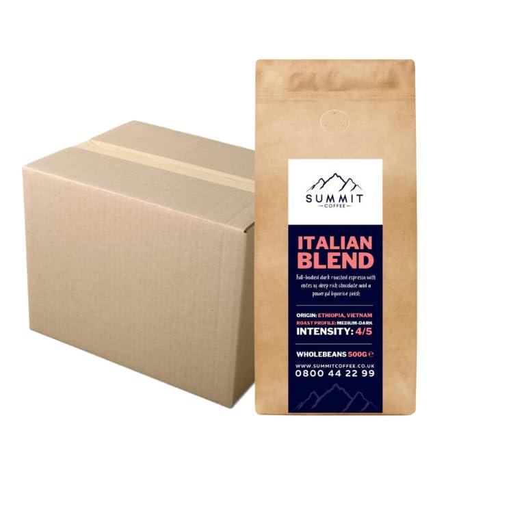 Summit Italian Blend Coffee Beans (Case 10 x 500G) | Buy Now with ...