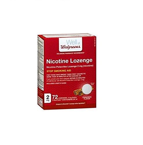 Walgreens Nicotine Lozenge 2mg Cinnamon Flavor - 72 Count | Buy Now ...