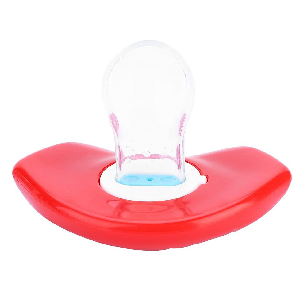 Funny Soft Silicone Pacifier for Babies & Toddlers | Cute Light Red ...