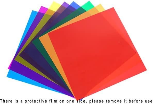 Universal Flash Gels Lighting Filter WS-2 7.8x7.8 inches - 16 Packs ...