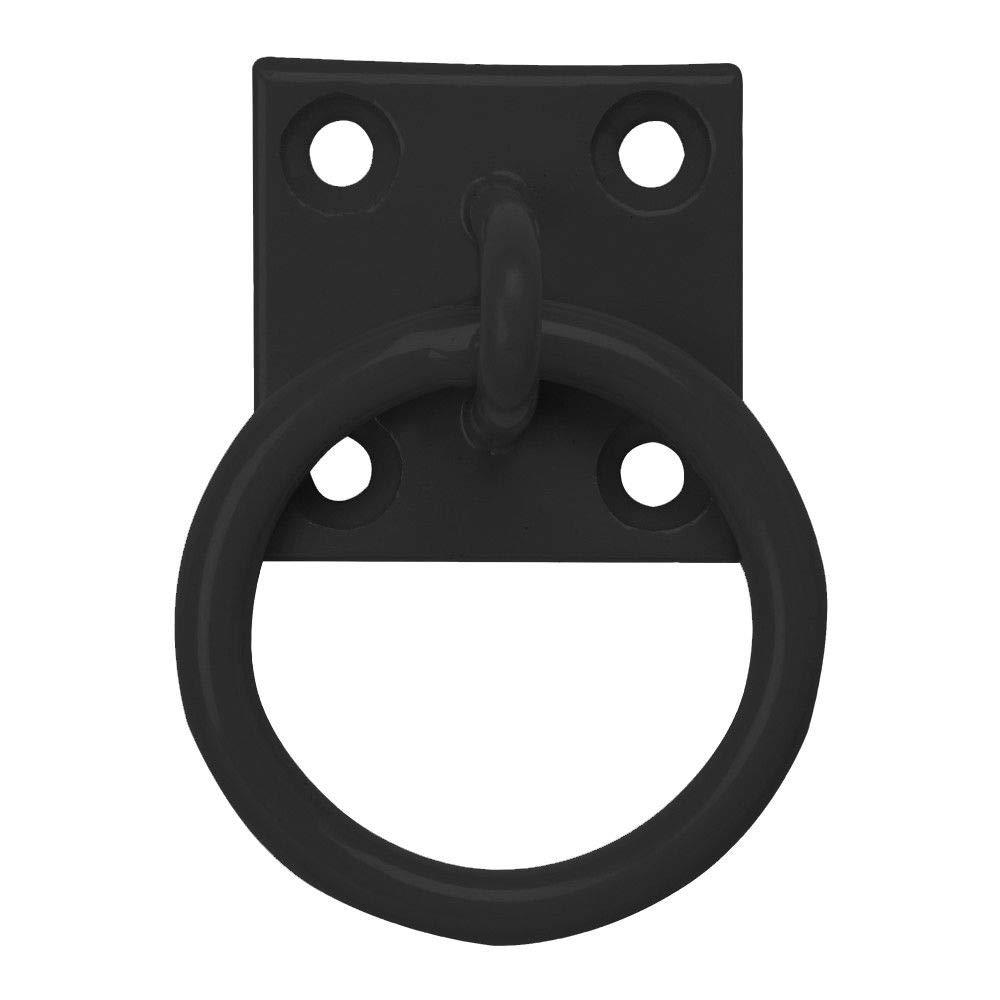 Haven Heritage Equestrian Coloured Tie Ring on 50mm Plate Stable Tie Up ...