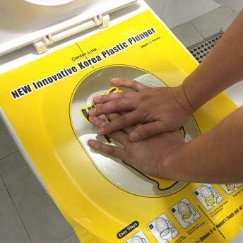 PONGTU Toilet Unclogger Sticker Plunger - Hygienic Disposable WC ...