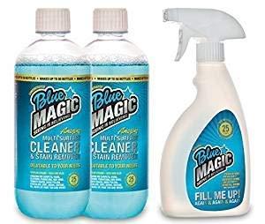 Blue Magic Cleaner 2 X 500 ml Concentrate Bottles Stain Remover- Makes ...