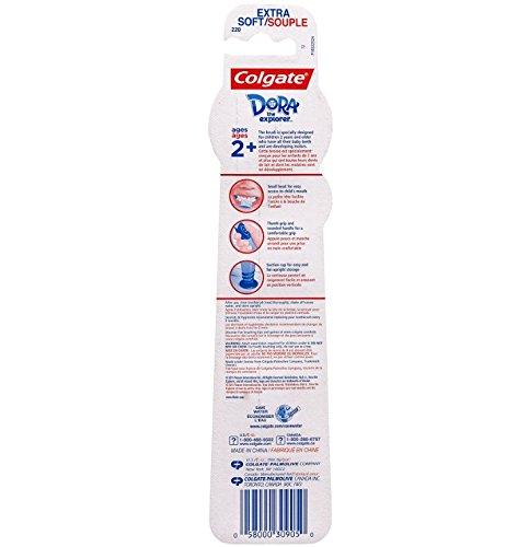Colgate Kids Dora The Explorer Twin Pack Toothbrush - Gentle & Fun ...