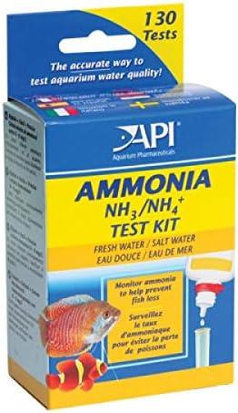 API Ammonia Test Kit Ammonia Monitor for Freshwater and Saltwater 130 ...