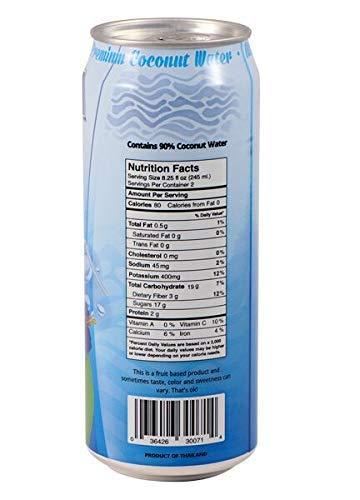 Azul Coconut Water - Hydrating Electrolyte Drink | Gluten Free | 16.5 ...