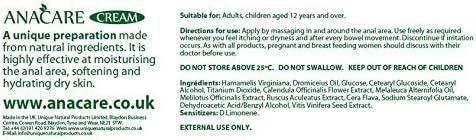 Anacare - Fast Acting Hemorrhoid Cream - Anal Itching - Piles - Haemorrhoids | Buy Now with ...