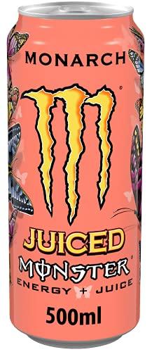 Buy Monster Energy Monarch - Caffeinated Peach & Nectarine Drink (12 x ...