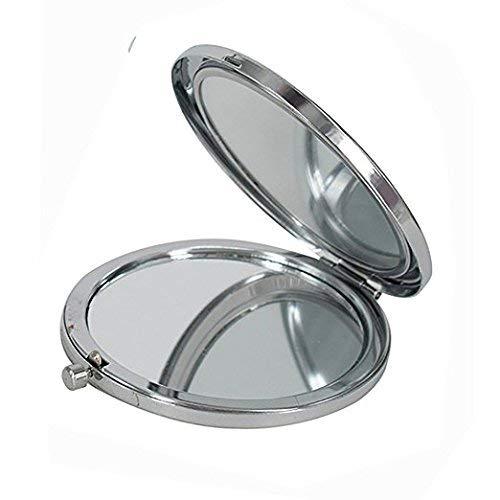 Quinceanera Silver Compact Round Hand Mirror - 12PCS Sweet 15 Design ...