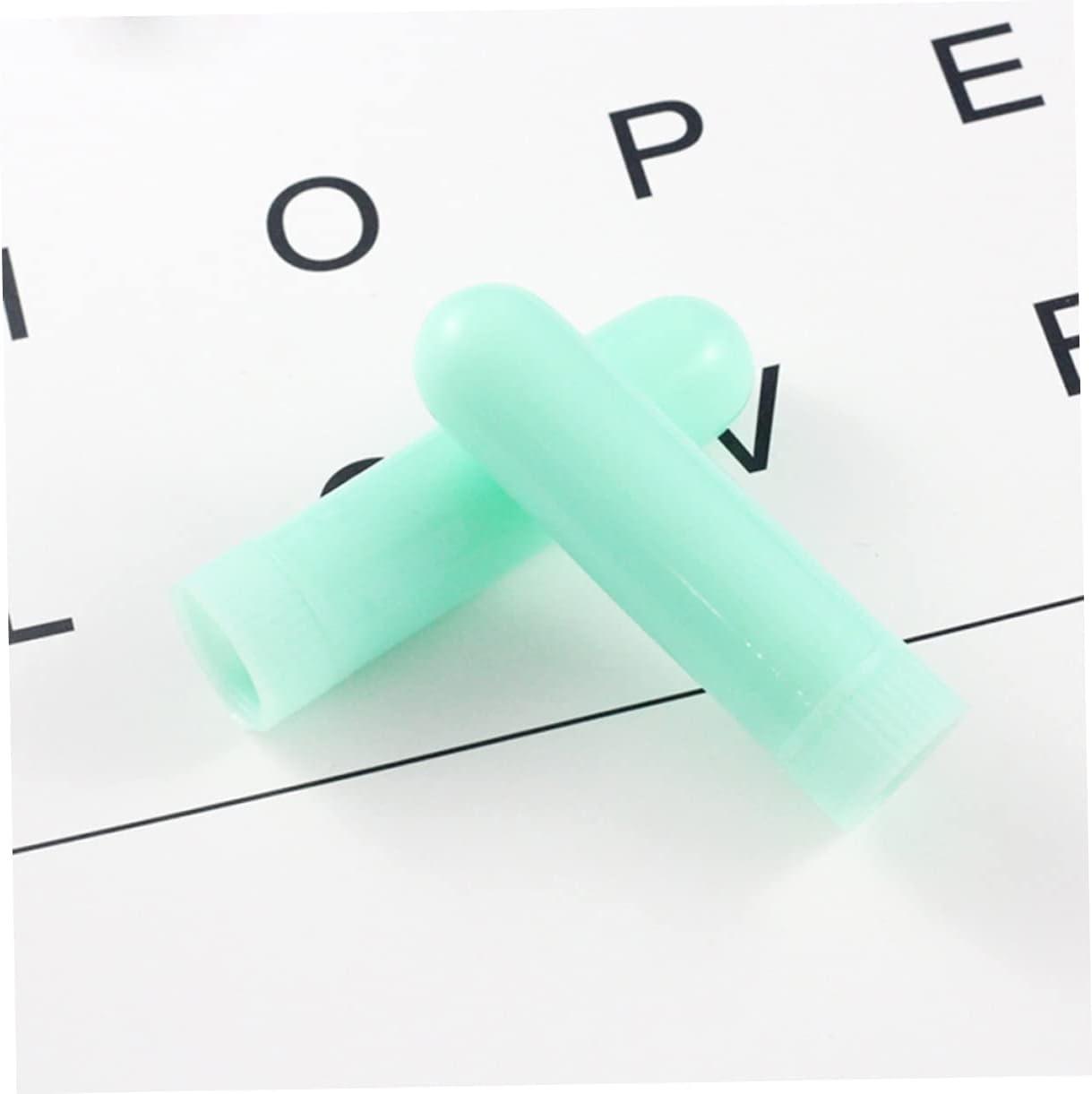 Healifty 24pc Empty Inhaler Tubes for Essential Oils - Silver Nasal ...