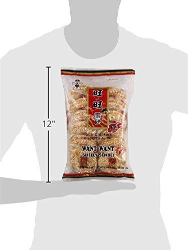 Want Want Rice Crackers Shelly Senbei Spicy 5.3oz - Authentic Asian ...