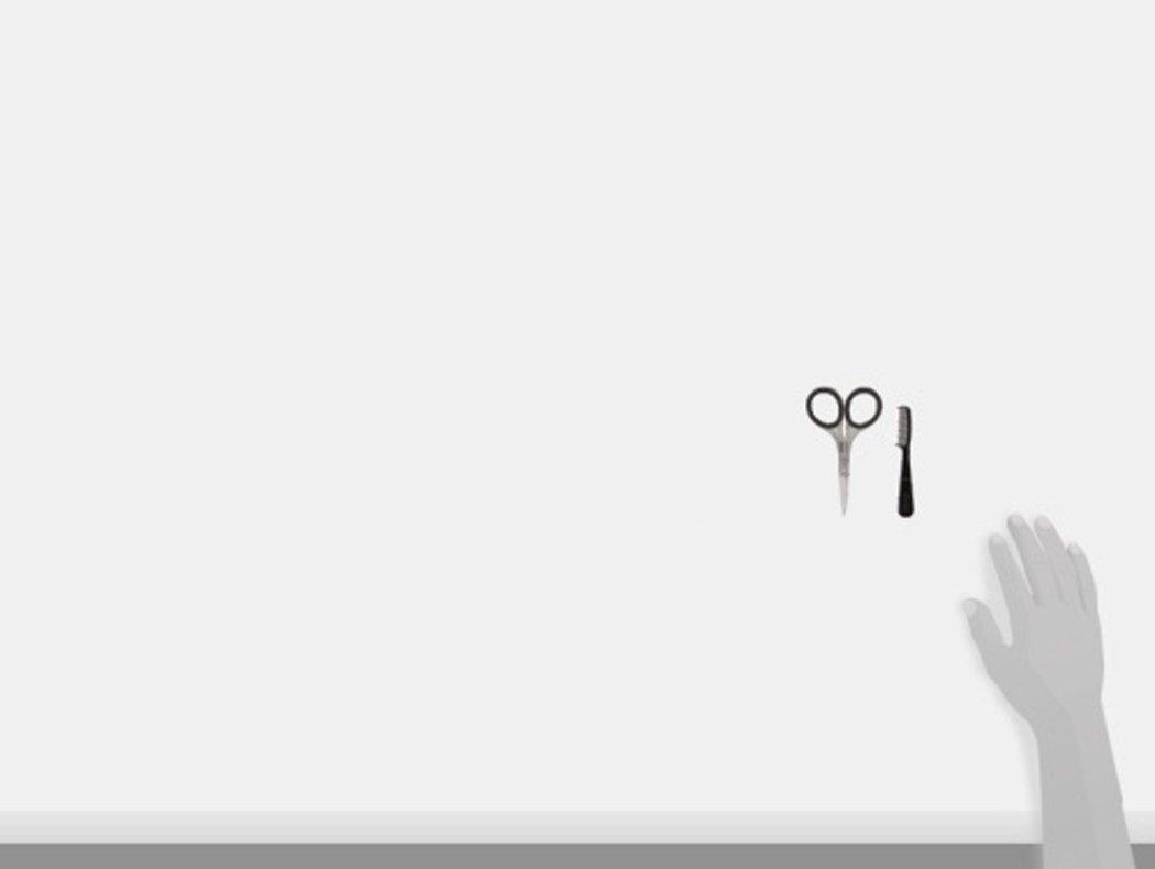 Revlon Men's Series Facial Hair Kit - Stainless Steel Scissors and Comb ...