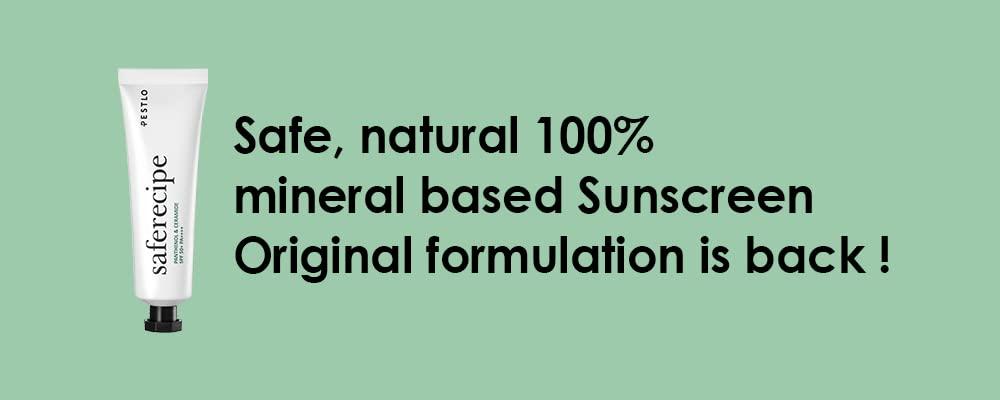PESTLO Safe Recipe Sun Essence SPF 50+ PA++++ 1.69 Fl Oz | Natural ...