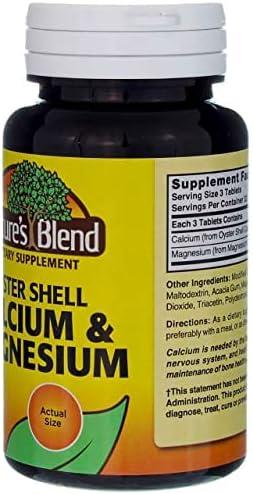 Nature's Blend Oyster Shell Calcium Magnesium - Essential Mineral ...