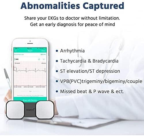 ECG Monitor Handheld ECG Heart Rate Monitors for Smart Phone Wireless ...