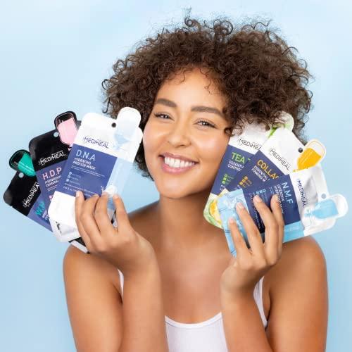 Mediheal Sheet Mask Heroes Variety Pack | Korean Skincare Routine with NMF, Tea Tree, Collagen ...