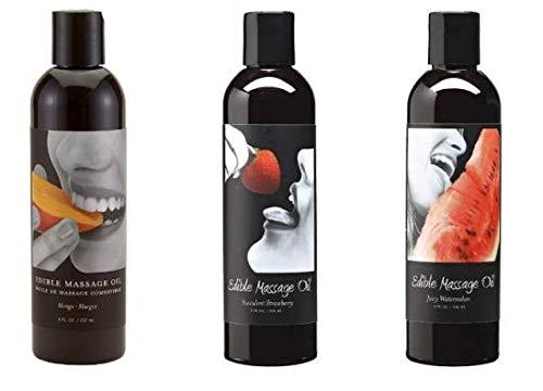 Edible Oil Massage - By Earthly Body - Variety Bundle - Mango ...